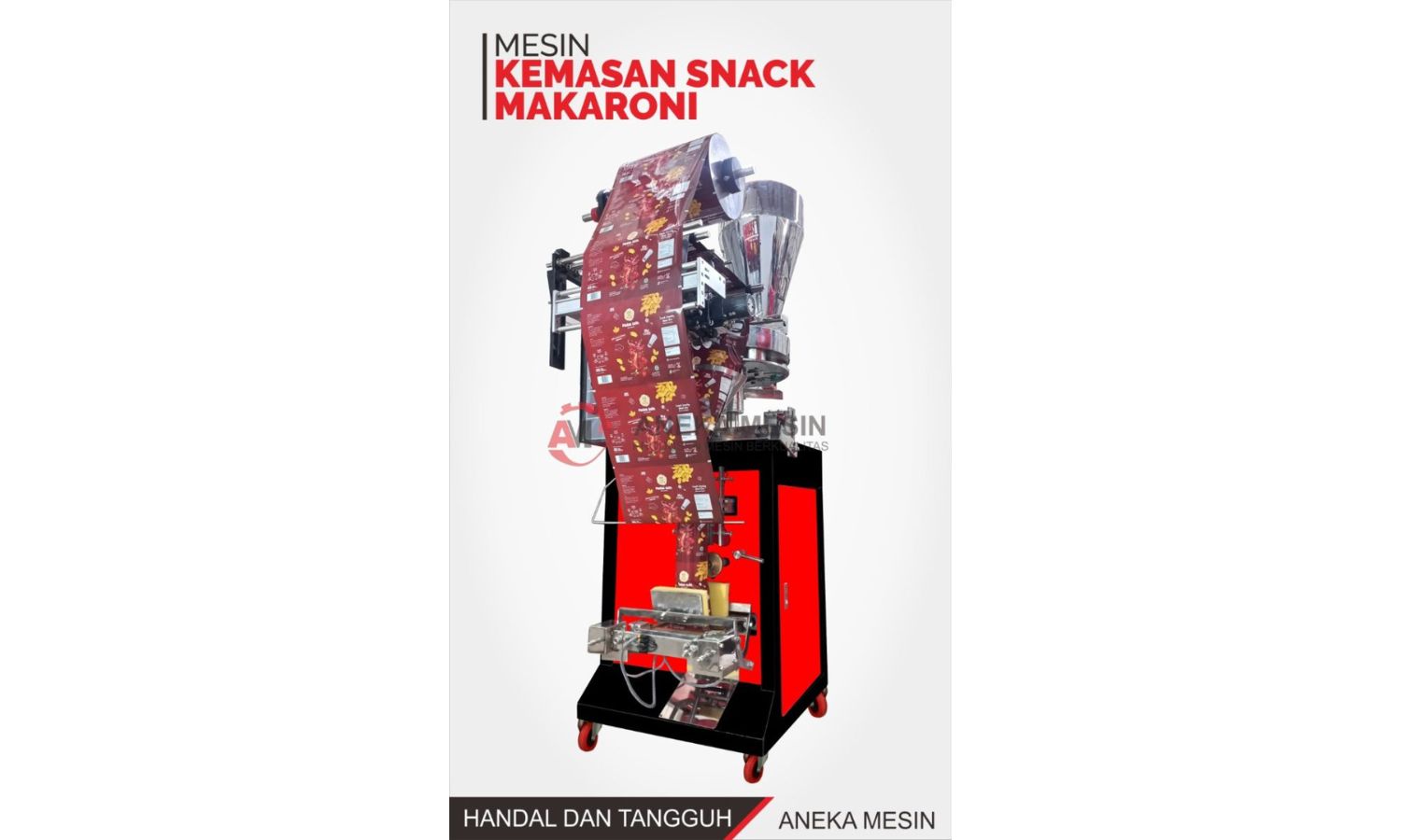 Mesin Pembungkus Snack Otomatis