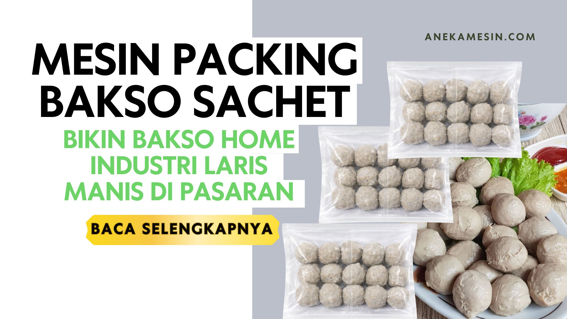Mesin Packing Bakso Sachet