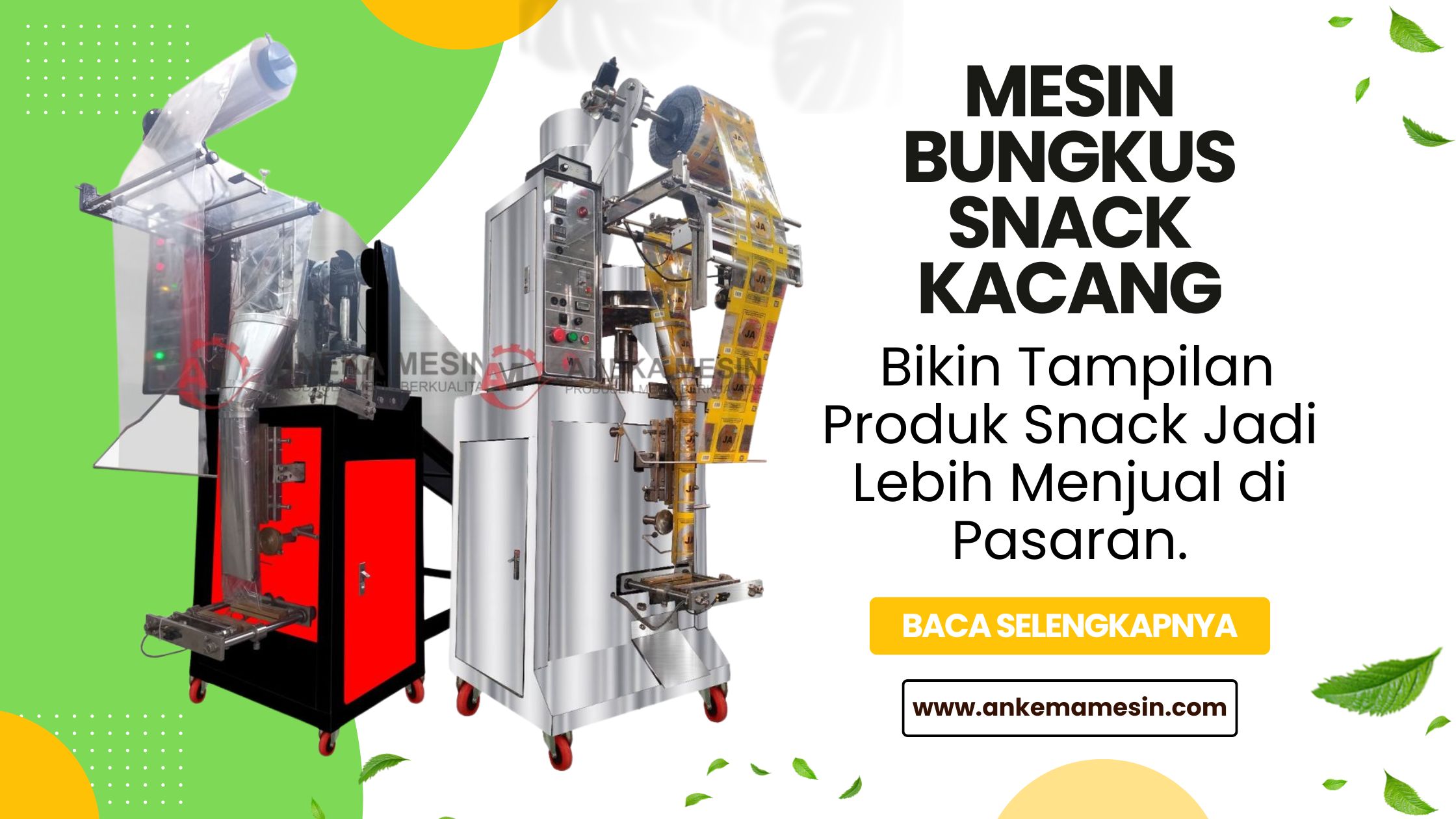Mesin Bungkus Snack Kacang: Bikin Tampilan Produk Snack Jadi Lebih ...